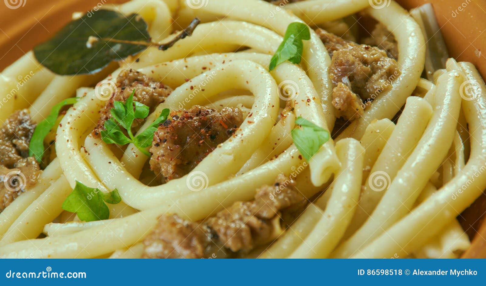 Soviet version Maccheroni stock photo. Image of frying - 86598518