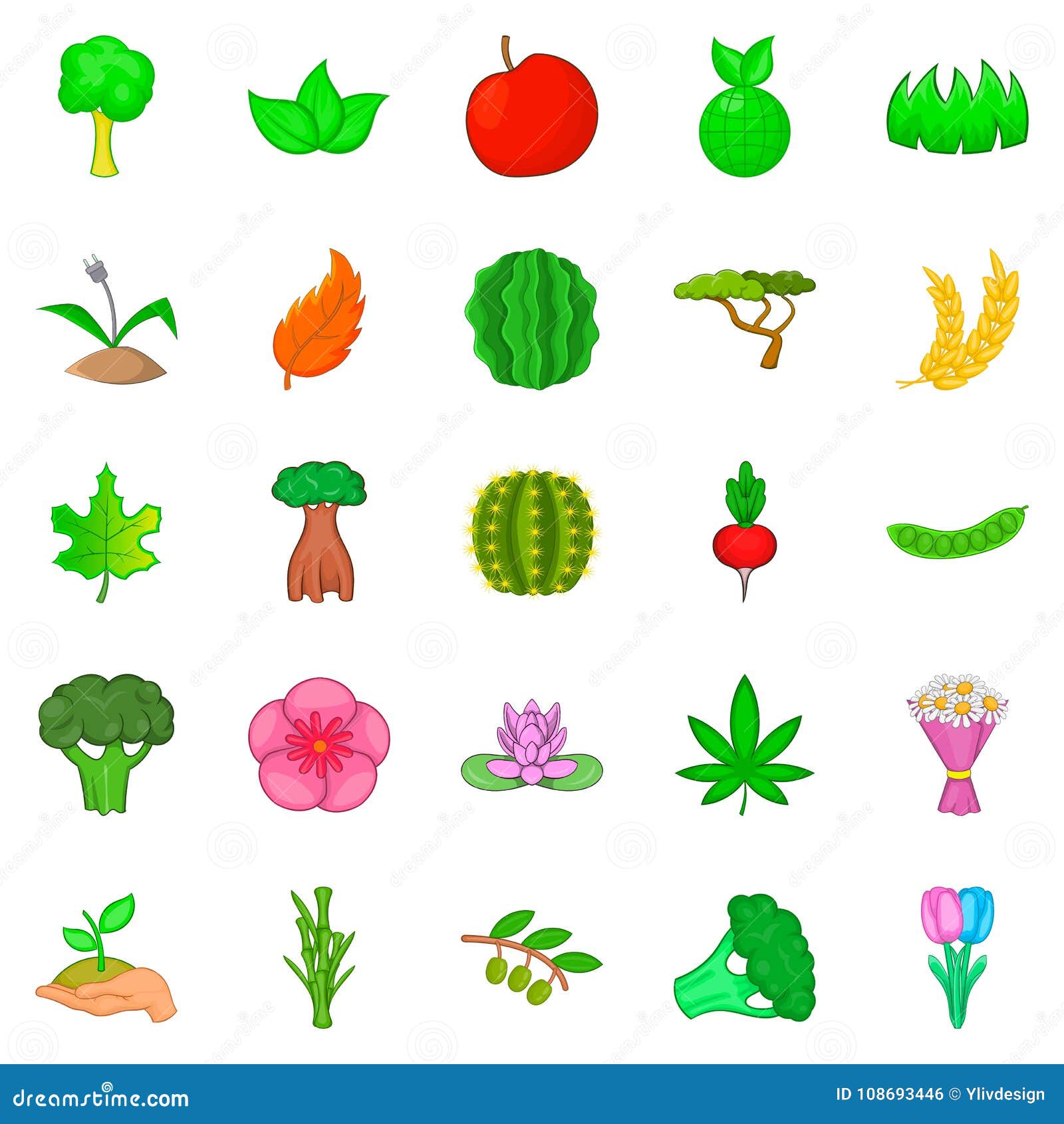 Sow Icons Set, Cartoon Style Stock Vector - Illustration of grass ...
