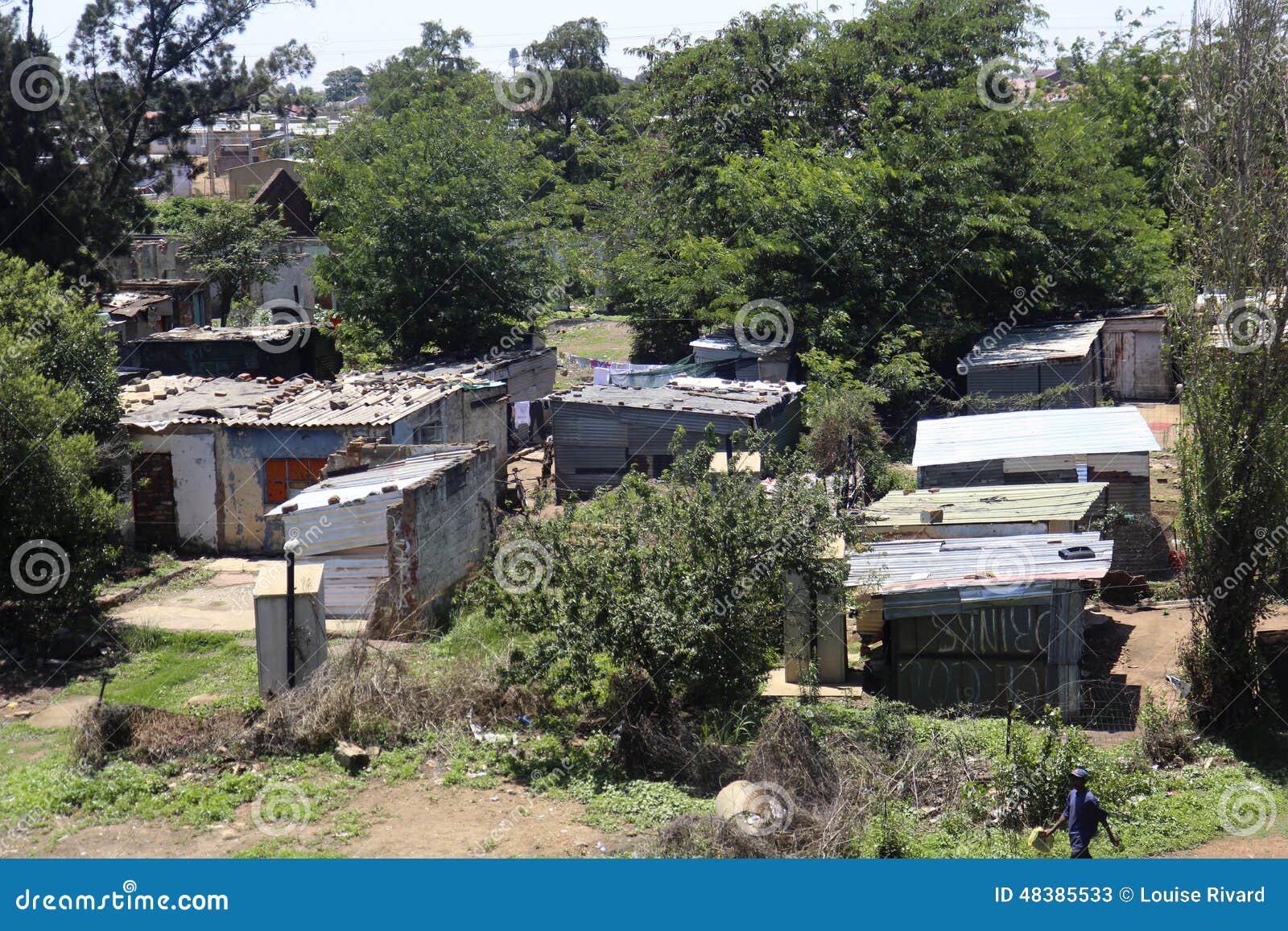 Poor Townships Next To Johannesburg, South Africa Royalty-Free Stock ...
