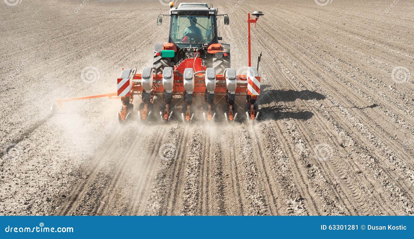 Sowing in the spring stock image. Image of business, outdoors - 63301281