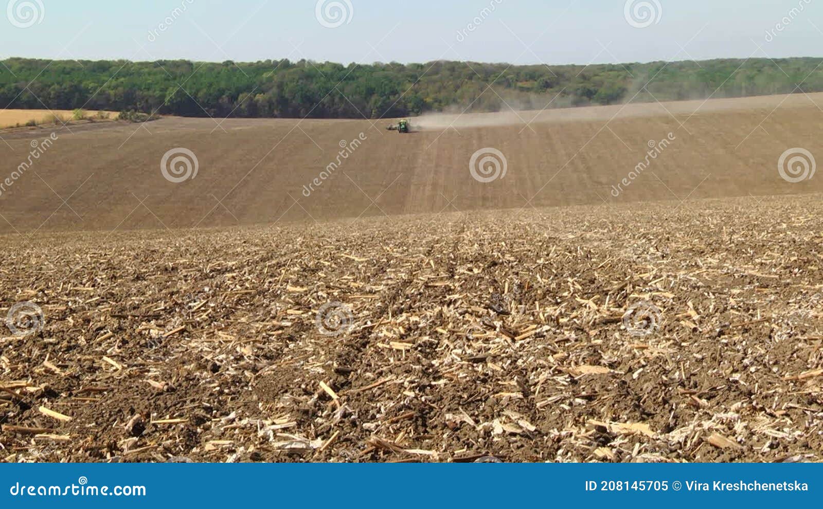 Sowing Work in the Field with Agronomic Units Stock Video - Video of ...