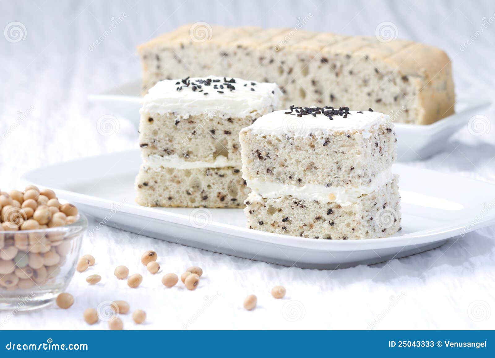 Soy bean cake stock image. Image of pound, bakery, color - 25043333