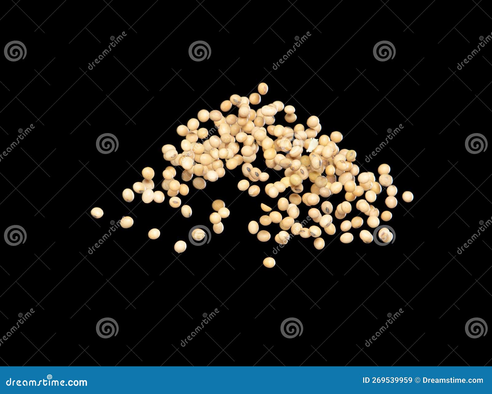 Soy Bean Flying Explosion, Yellow Grain Beans Explode Abstract Cloud ...