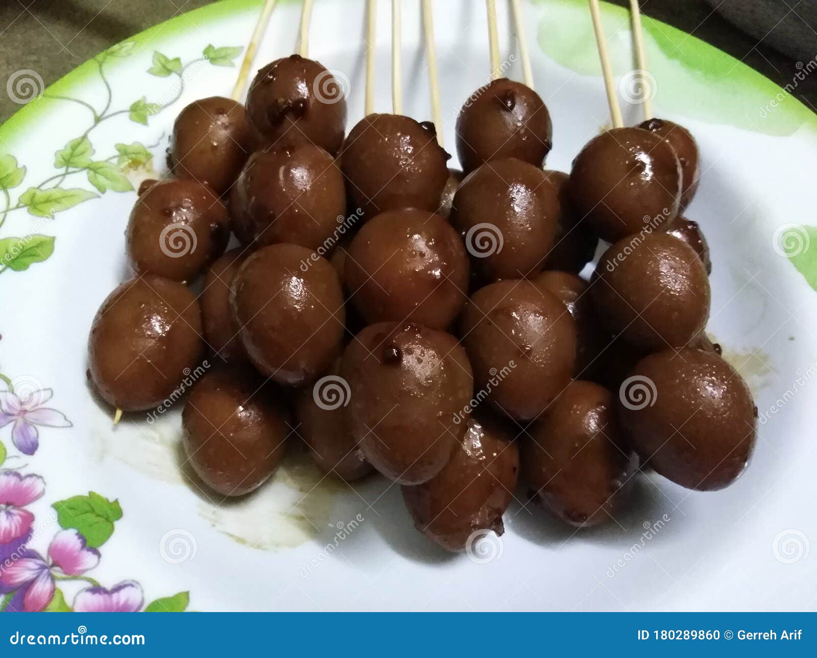 Soy Sauce Quail Egg Sate Java Food Stock Photo - Image of quail, java ...