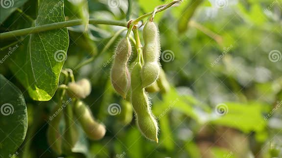 Soya bean plant stock image. Image of healthy, bean - 341623945