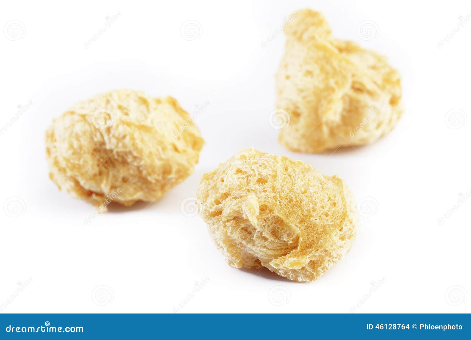 Soya Flakes,vegetable Protein on White Backg Stock Photo - Image of ...