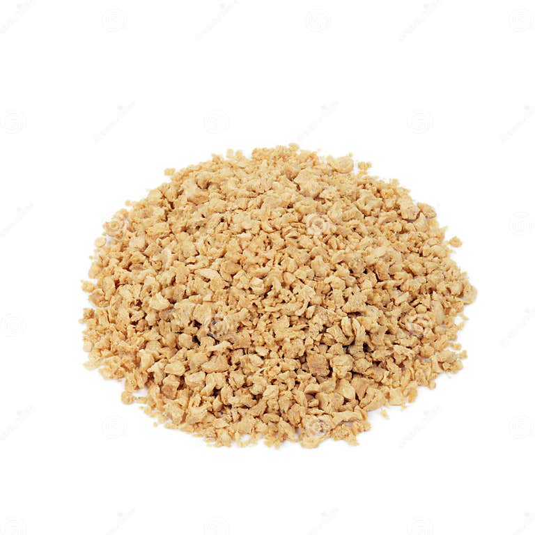 Soya protein mince. stock photo. Image of soya, white - 17051710