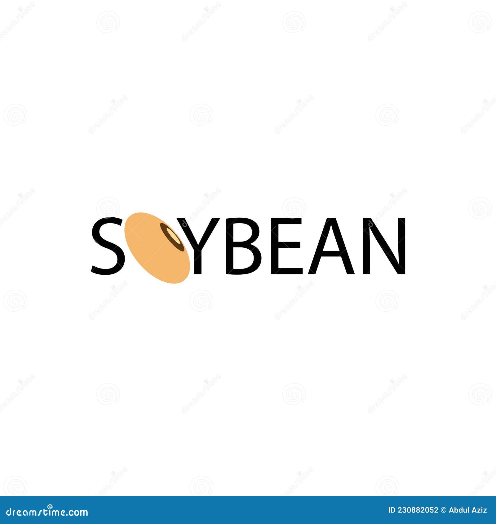 Soybean icon logo vector stock vector. Illustration of growth - 230882052