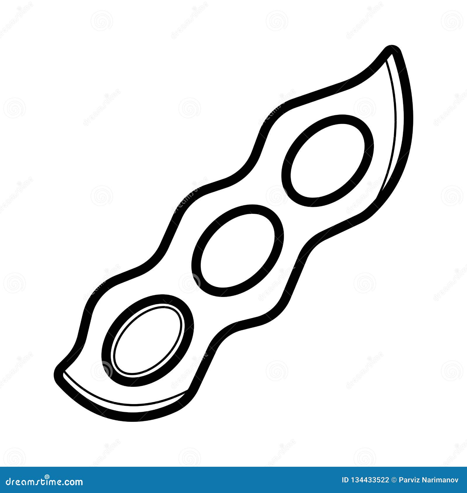 Soybean icon vector stock illustration. Illustration of plant - 134433522