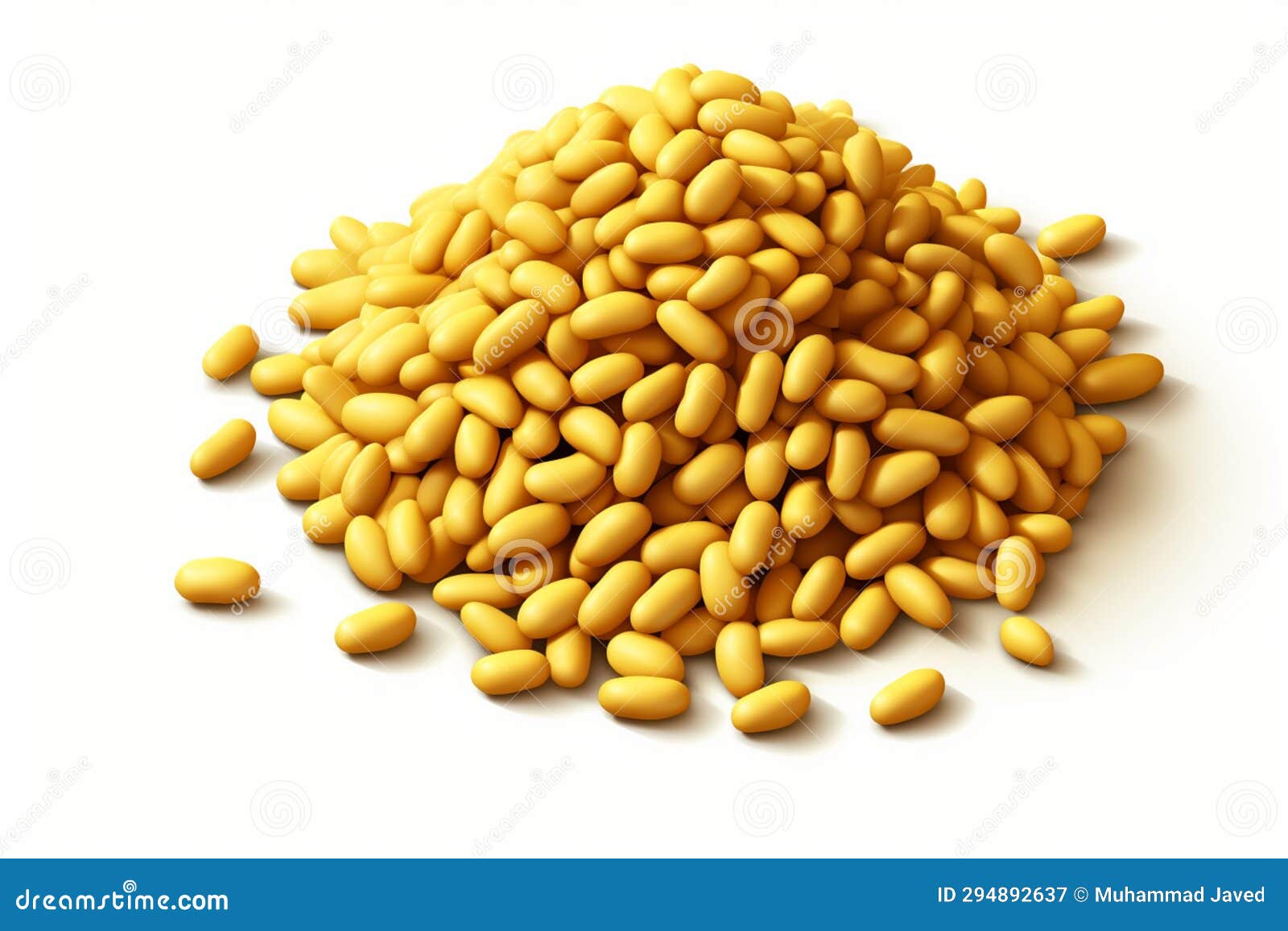 Soybeans in Pixel Art Style on a Clean White Background Stock ...