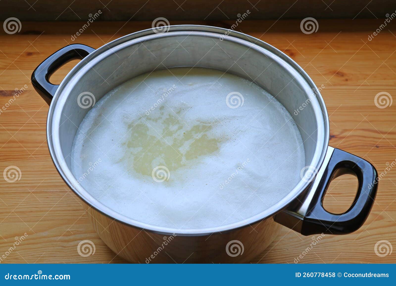 Soybeans after Soaking in Water Overnight for Making Tempeh Stock Photo ...