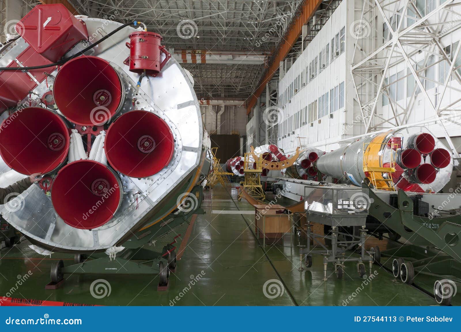 Soyuz Space Rocket Assembly Building Stock Image - Image of vehicle ...