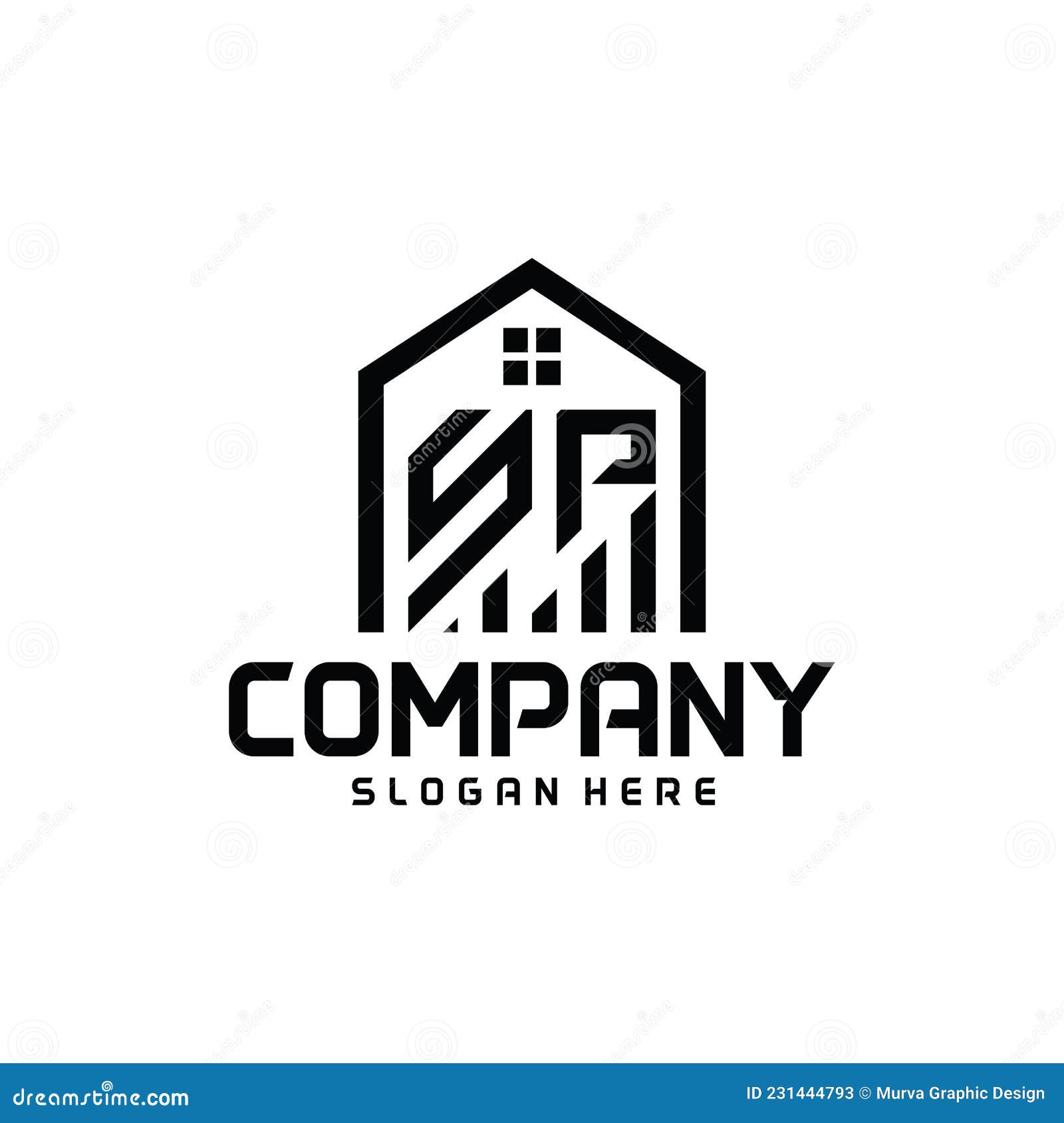 SP letter building logo. stock vector. Illustration of abstract - 231444793