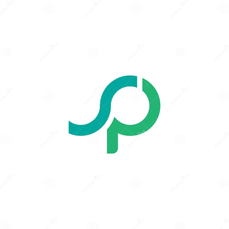 SP Logo, SP Monogram, Initial SP Logo, Letter SP Logo, Letter SP Icon ...