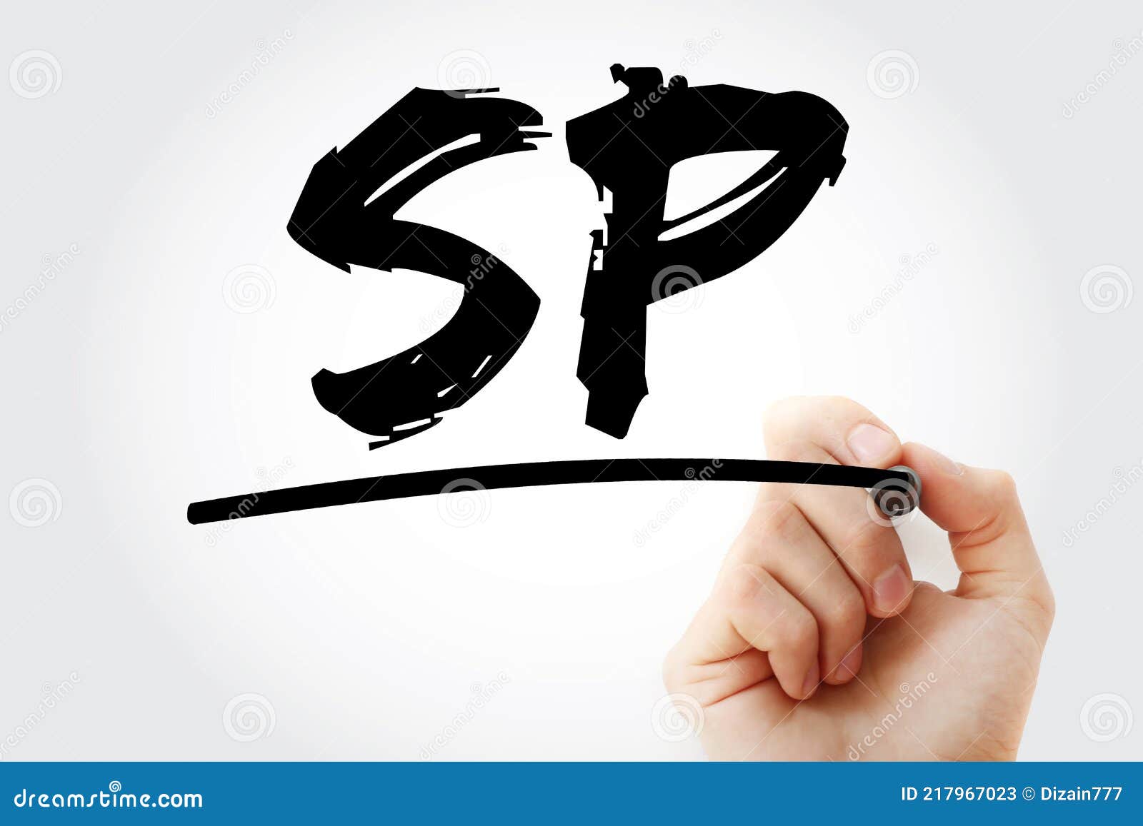 SP - Service Pack Acronym with Marker, Technology Concept Background ...