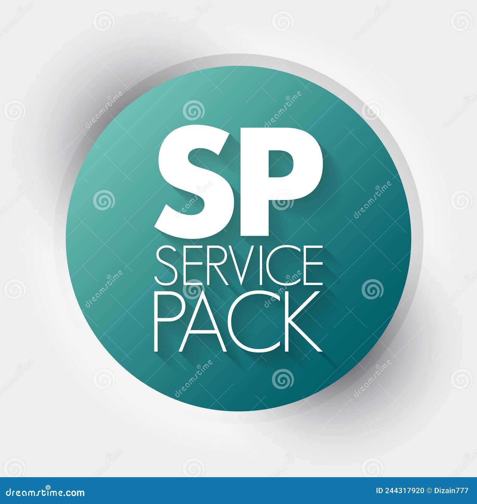 SP - Service Pack Acronym, Technology Concept Background Stock ...