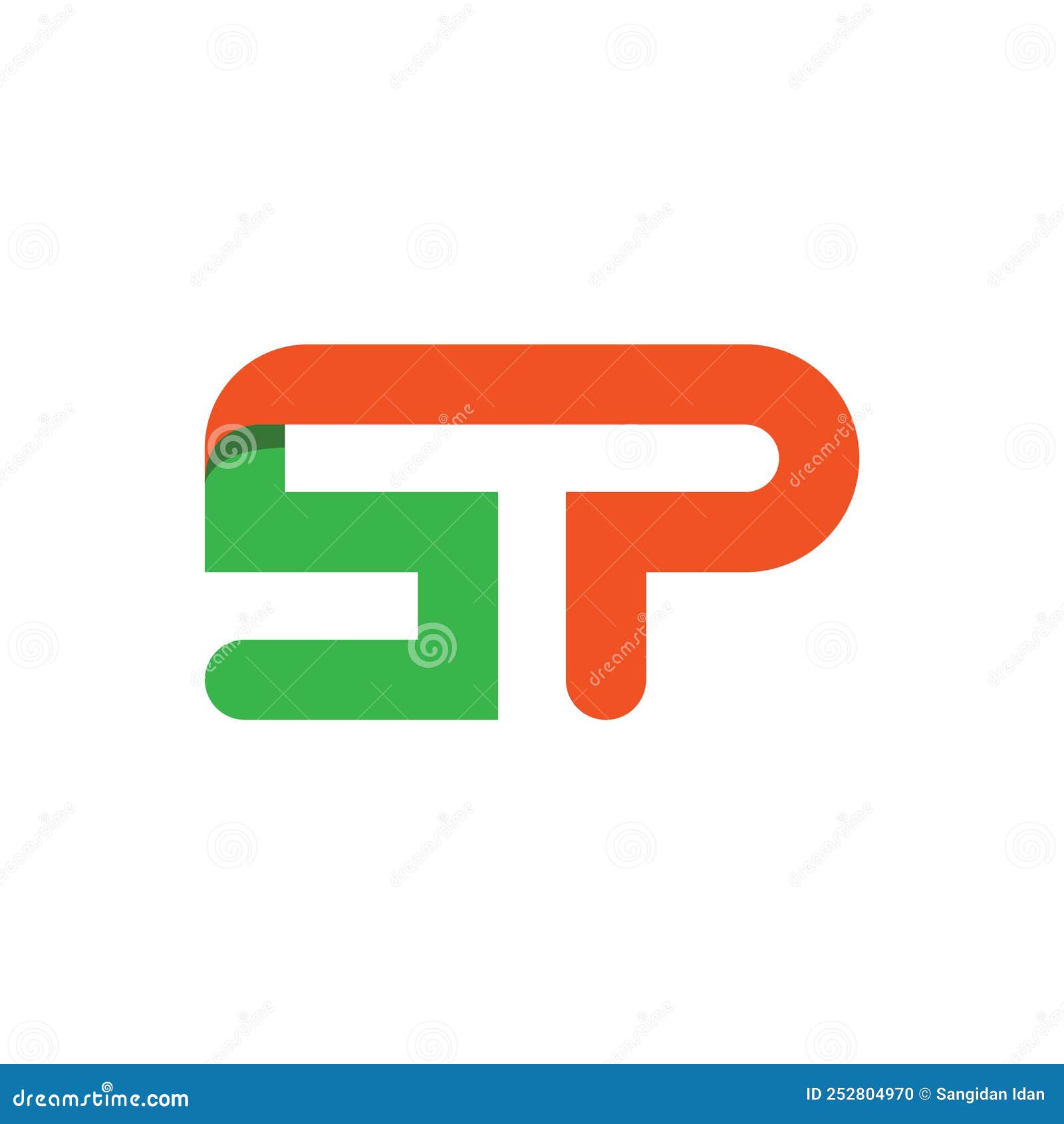 SP or STP Letter Concept Design Vector Icon Template Stock Vector ...
