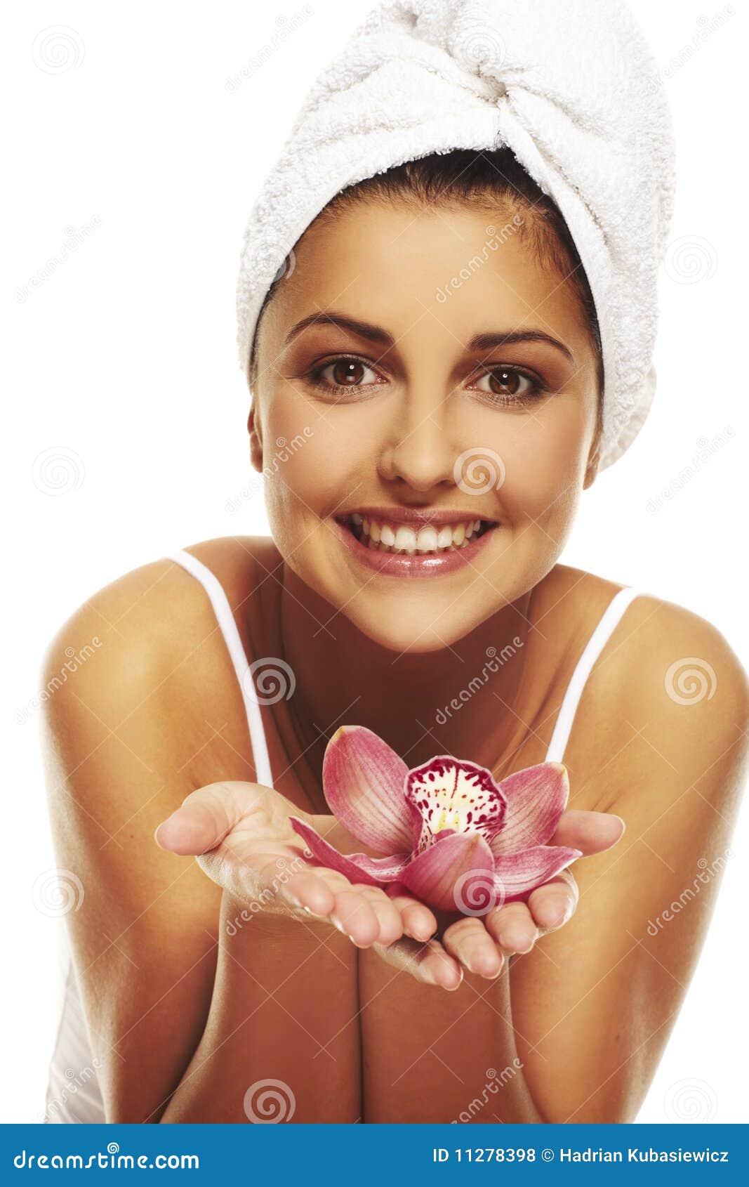 Daily Spa stock photo. Image of face, nature, brunette - 11278398