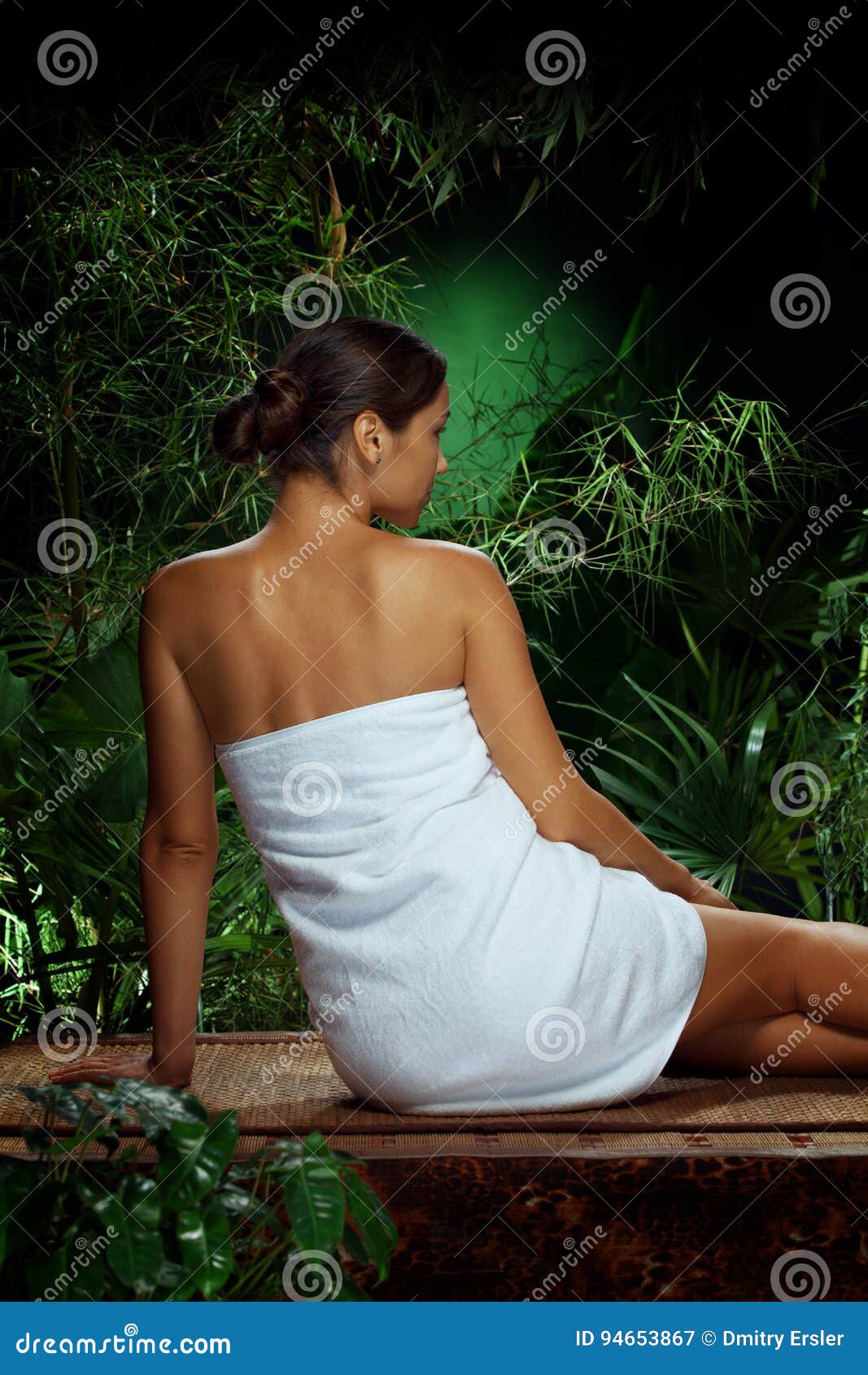 Spa back stock image. Image of feminine, relaxation, adult - 94653867