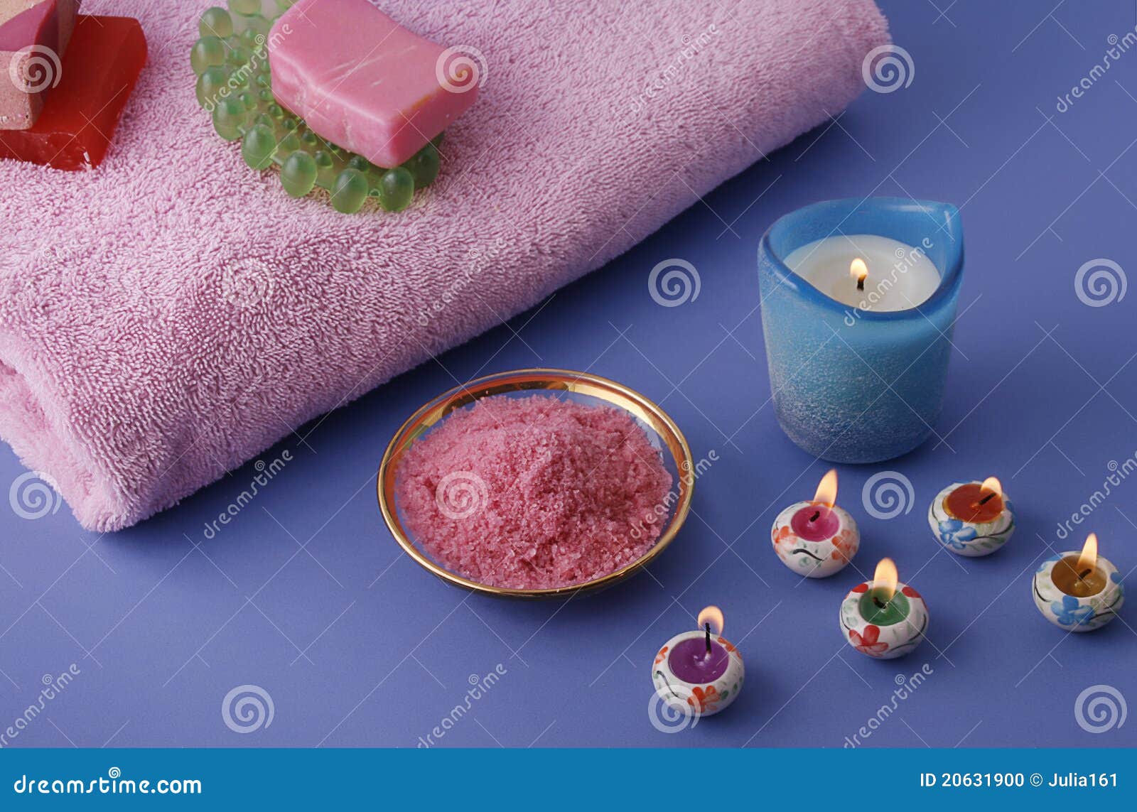 Spa and bath things stock photo. Image of candle, wash - 20631900
