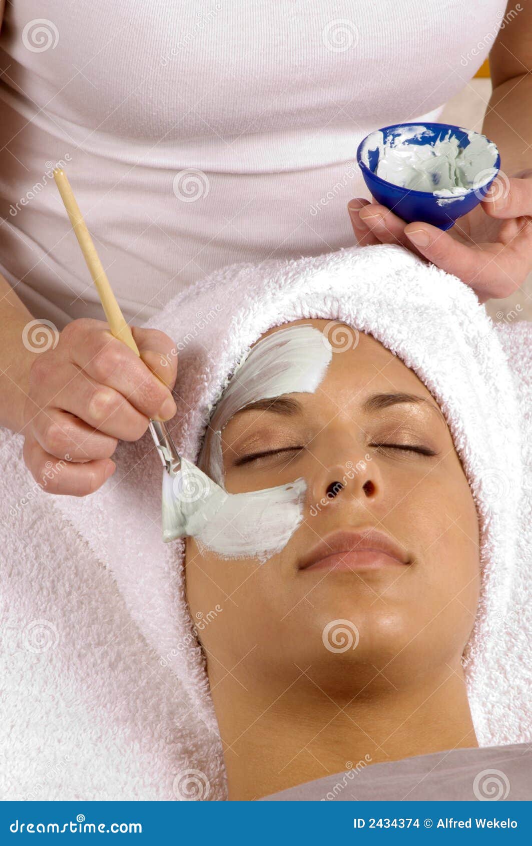 Spa Beauty Facial Mask stock photo. Image of fusion, holisitc - 2434374