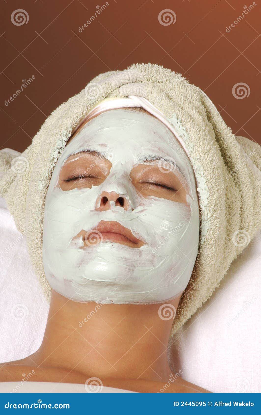 Spa Beauty Facial Mask stock image. Image of aging, healthy - 2445095