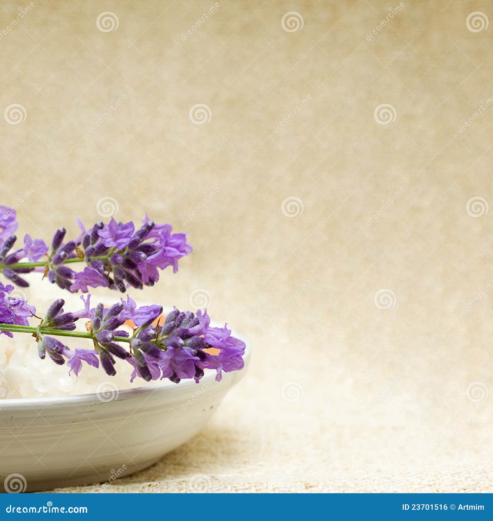 Spa - Blurred Background with Aroma Herbs Stock Photo - Image of plant ...