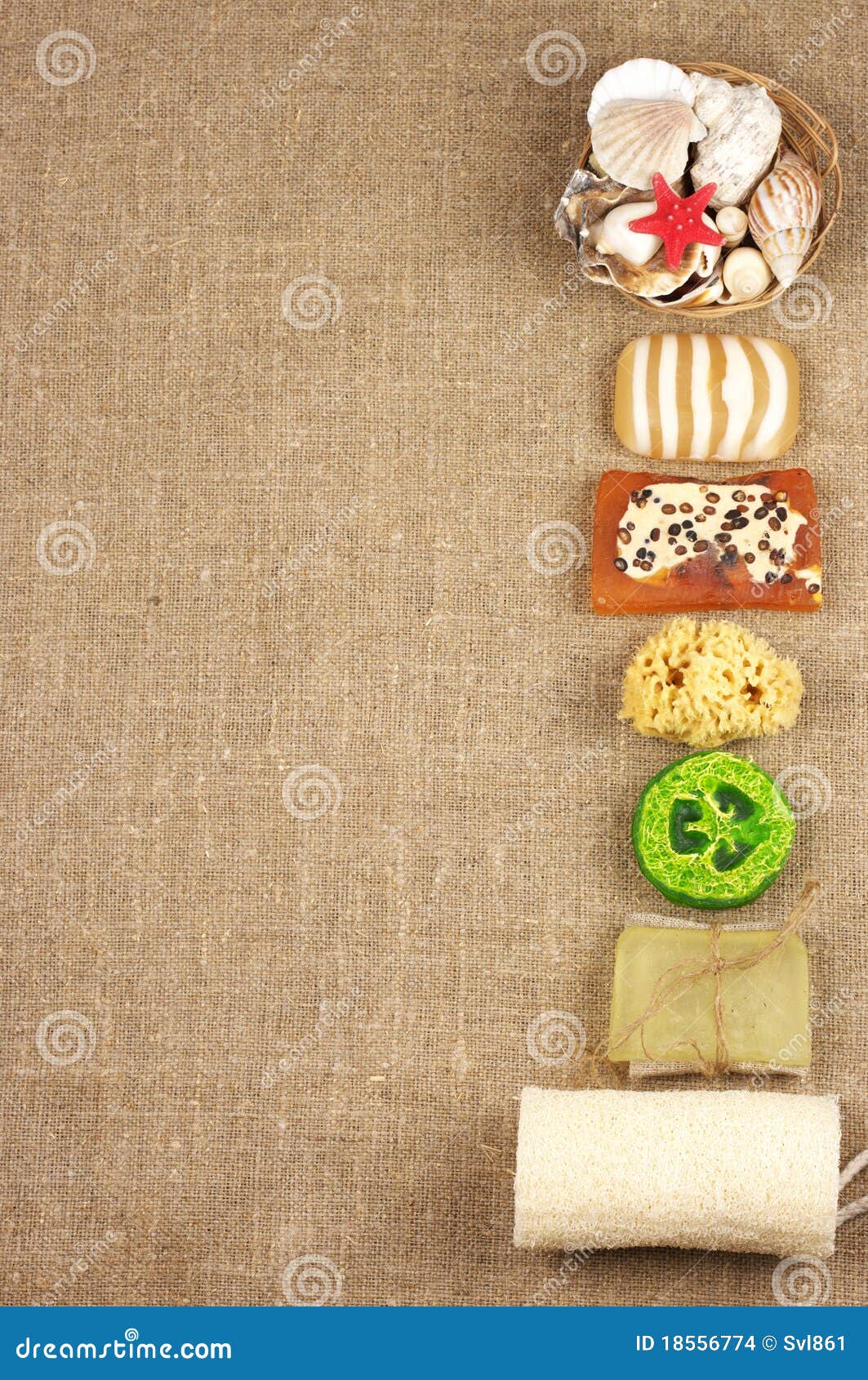 SPA border stock photo. Image of purity, cloth, cosmetic - 18556774