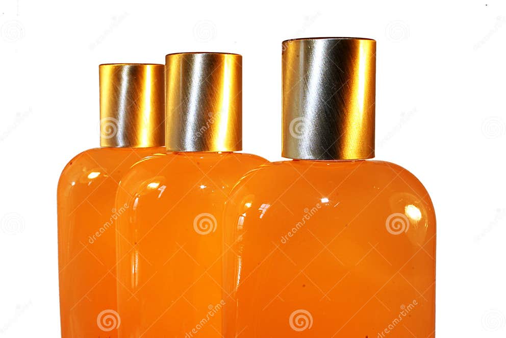 Spa Bottles stock image. Image of peach, bathing, orange - 1906605