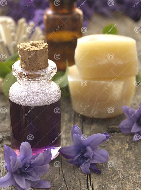 Spa bottles stock image. Image of oils, makeup, glass - 24842201