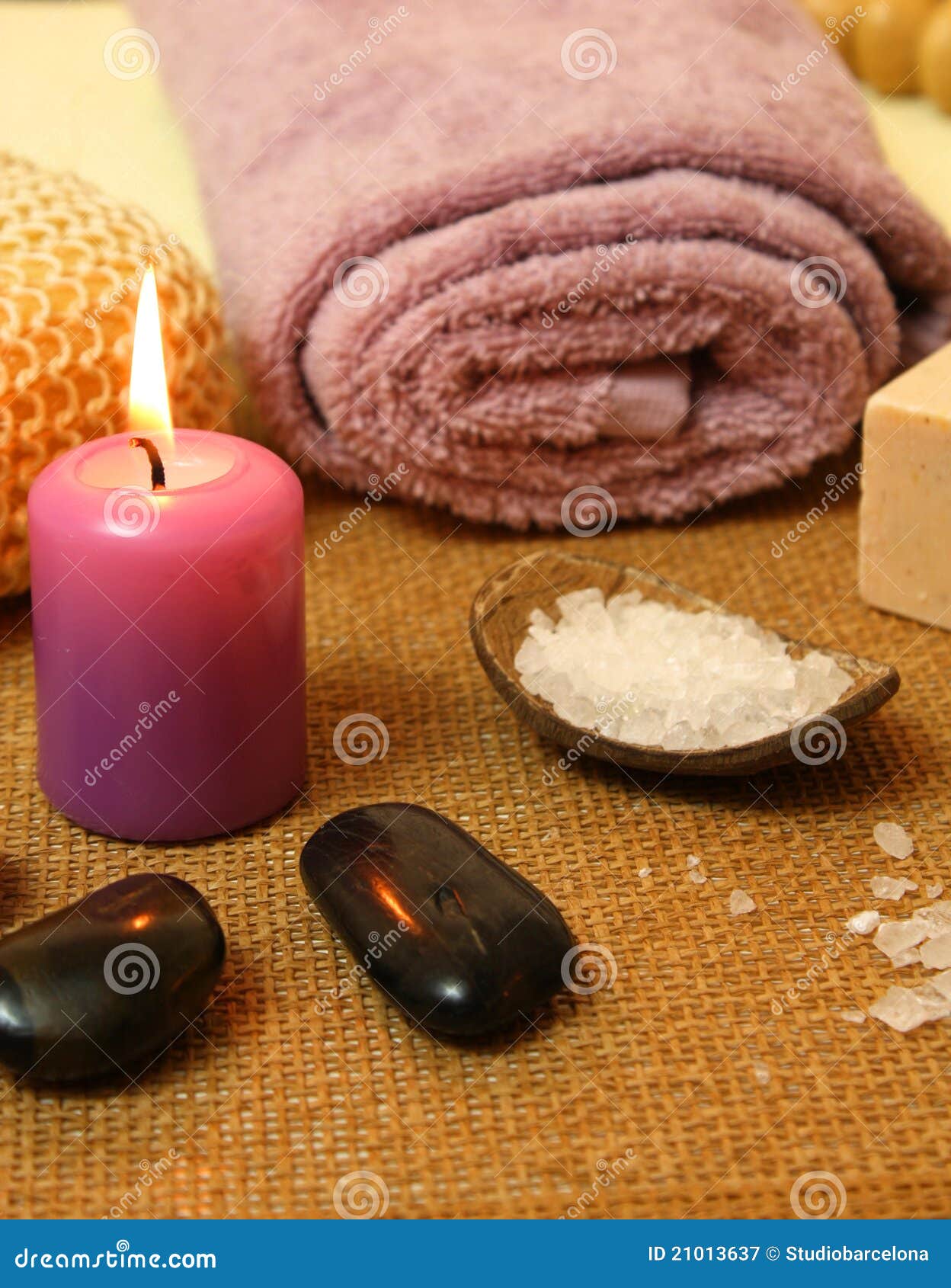 Spa candle stock image. Image of luxury, alternative - 21013637