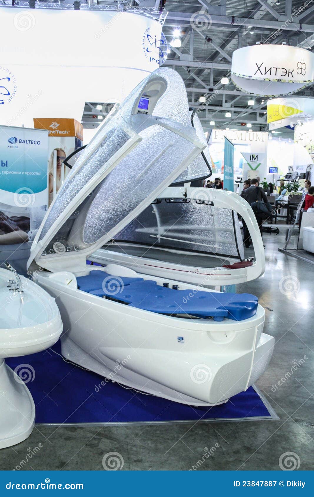 Spa Capsule Balteco editorial photography. Image of intercharm - 23847887