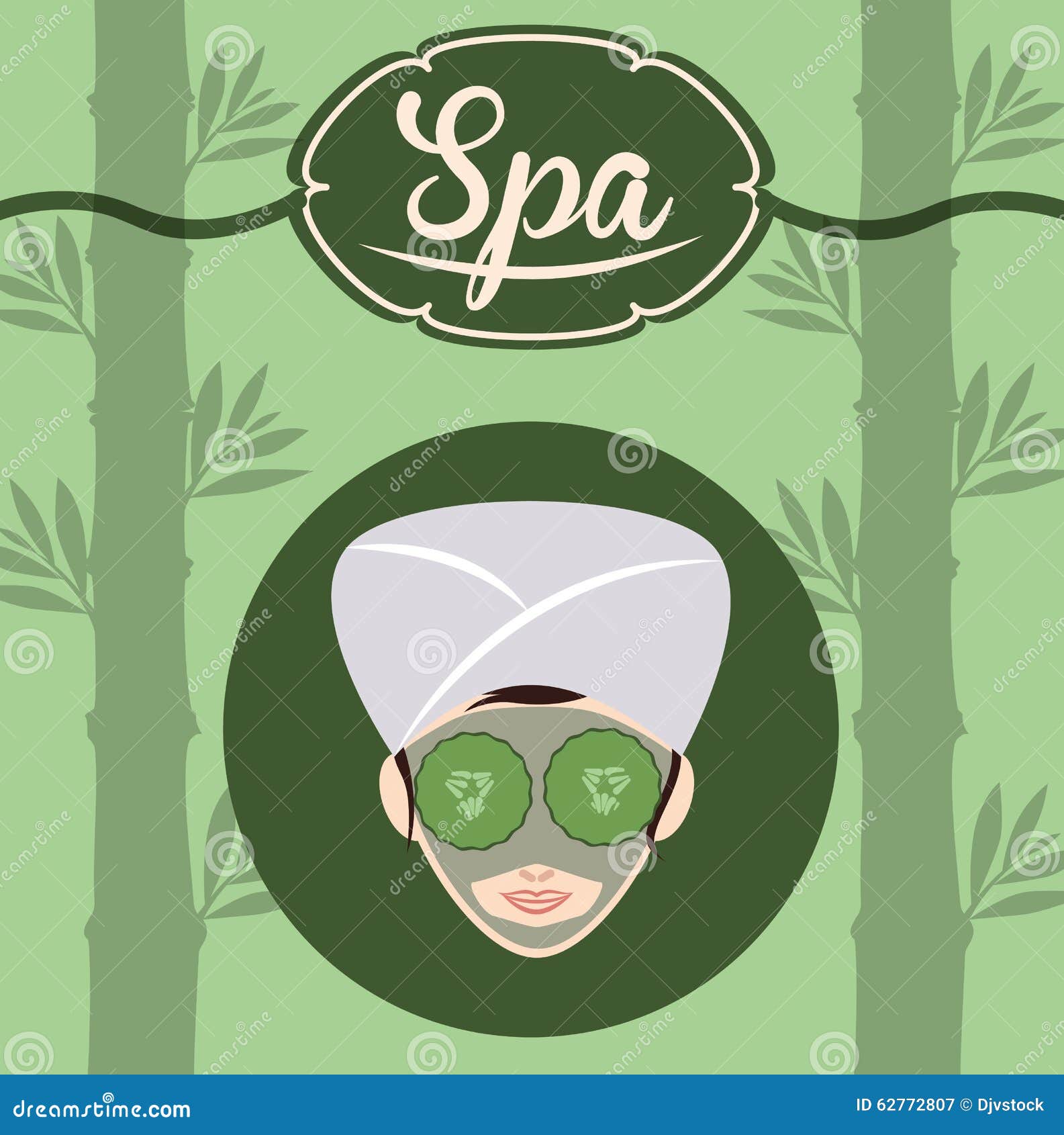 Spa center design stock vector. Illustration of relaxing - 62772807