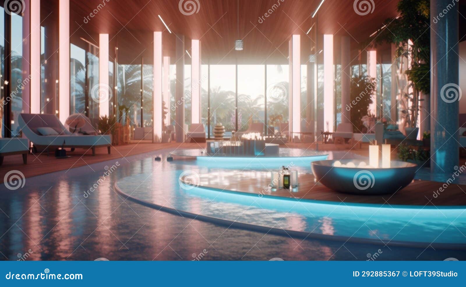 Spa_center_interior_1695521547972_2 Stock Illustration - Illustration ...