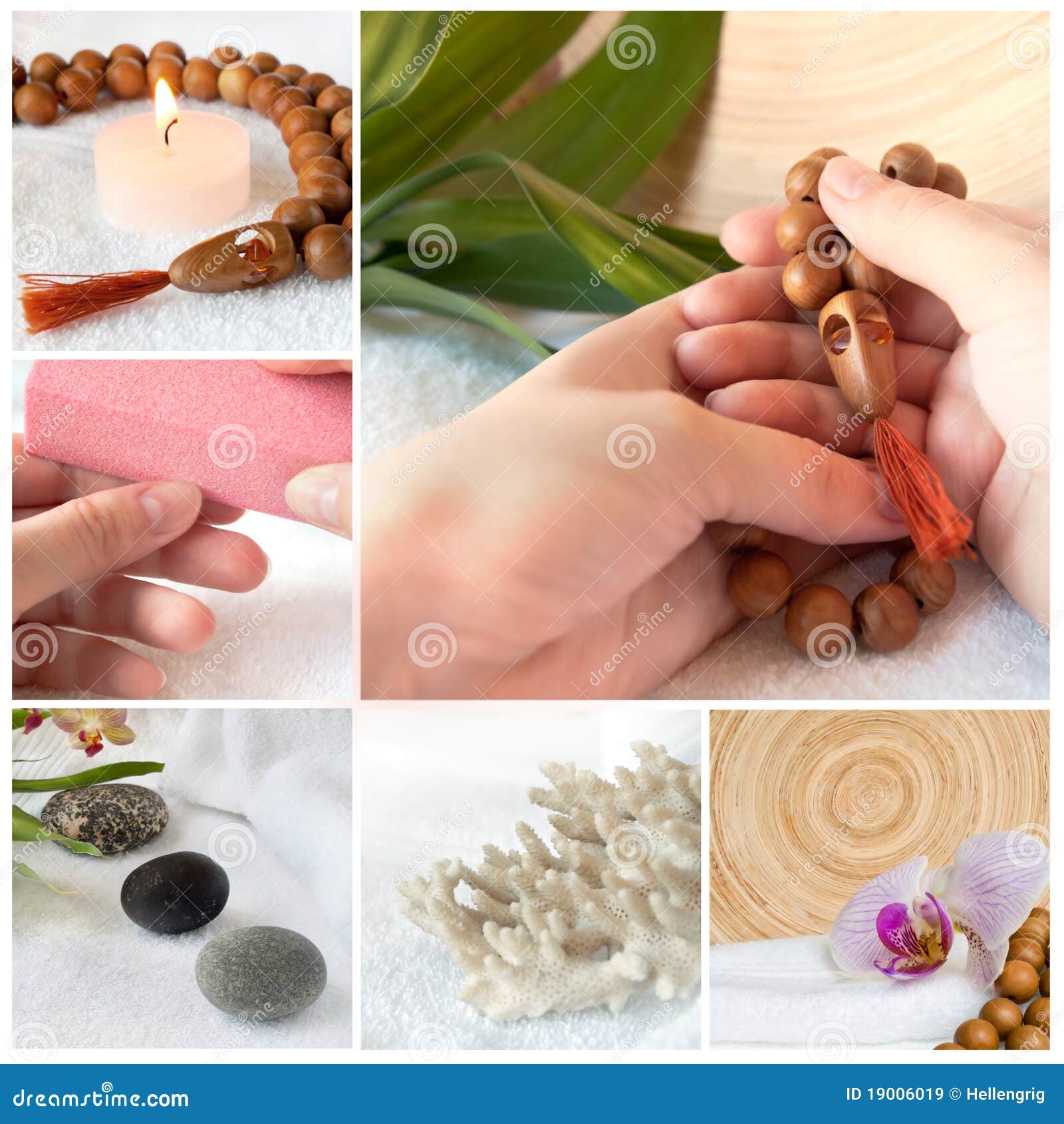 Spa collage stock image. Image of health, collage, flower - 19006019