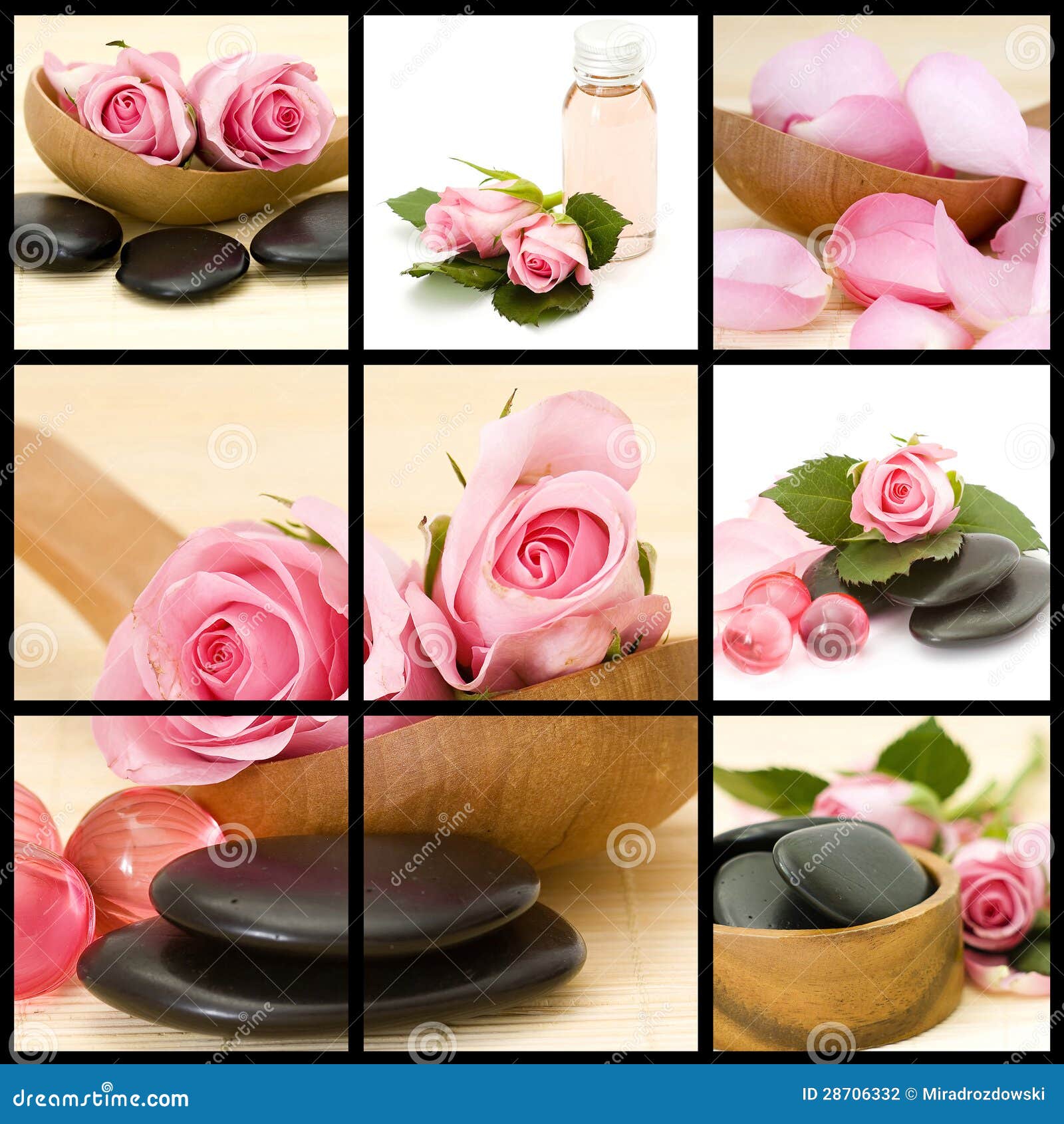 Spa collage stock photo. Image of collection, pearl, lifestyle - 28706332