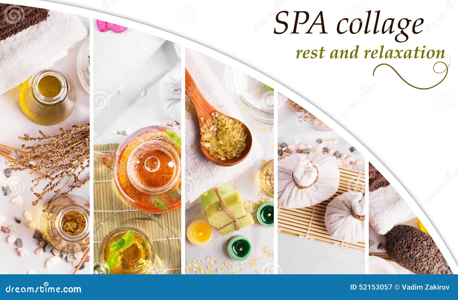 SPA Collage Stock Image | CartoonDealer.com #52153057