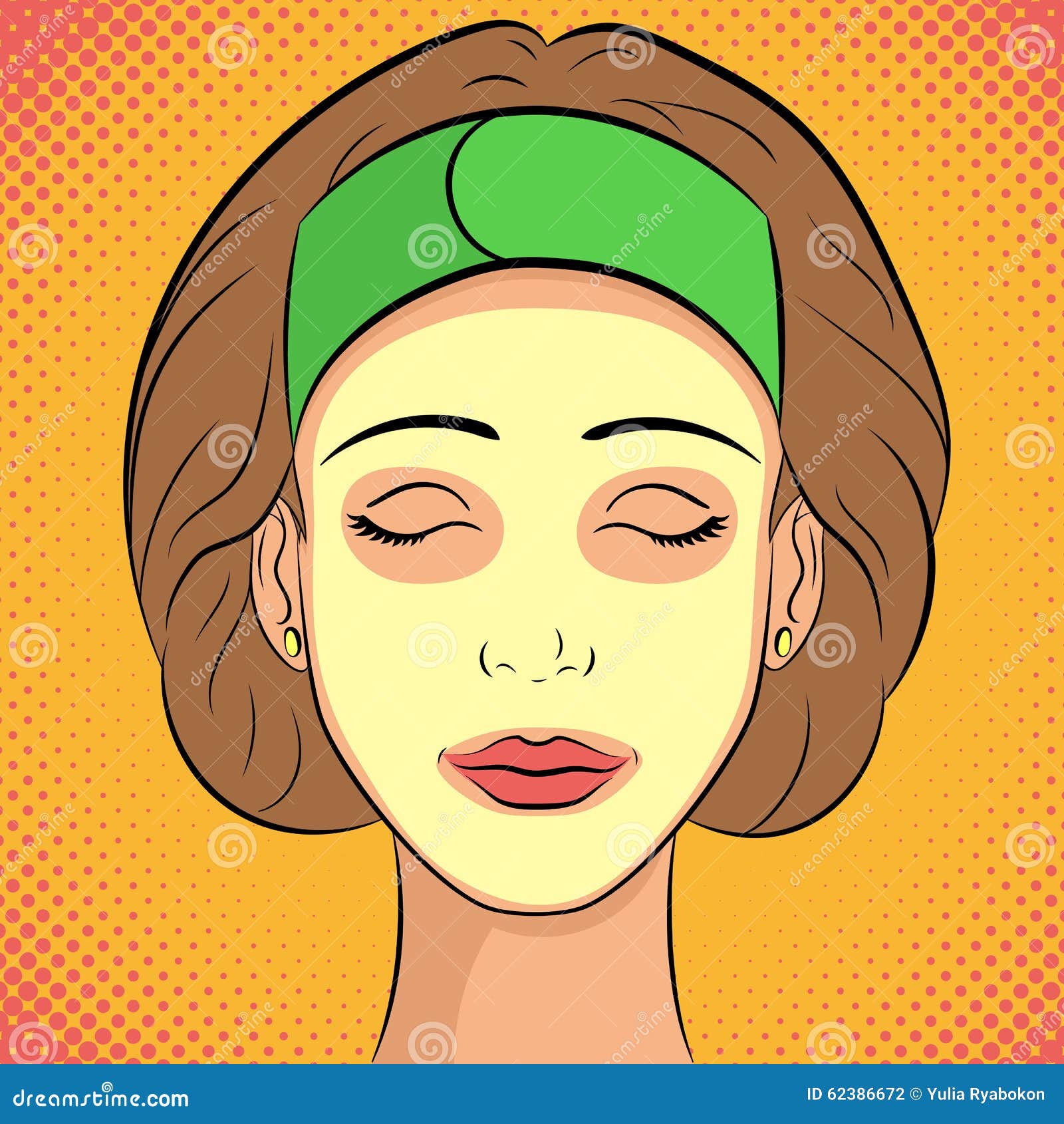 Spa comics concept stock vector. Illustration of handful - 62386672