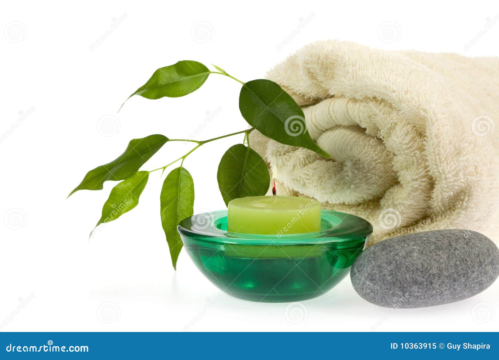 Spa Composition on White Background Stock Image - Image of aromatherapy ...