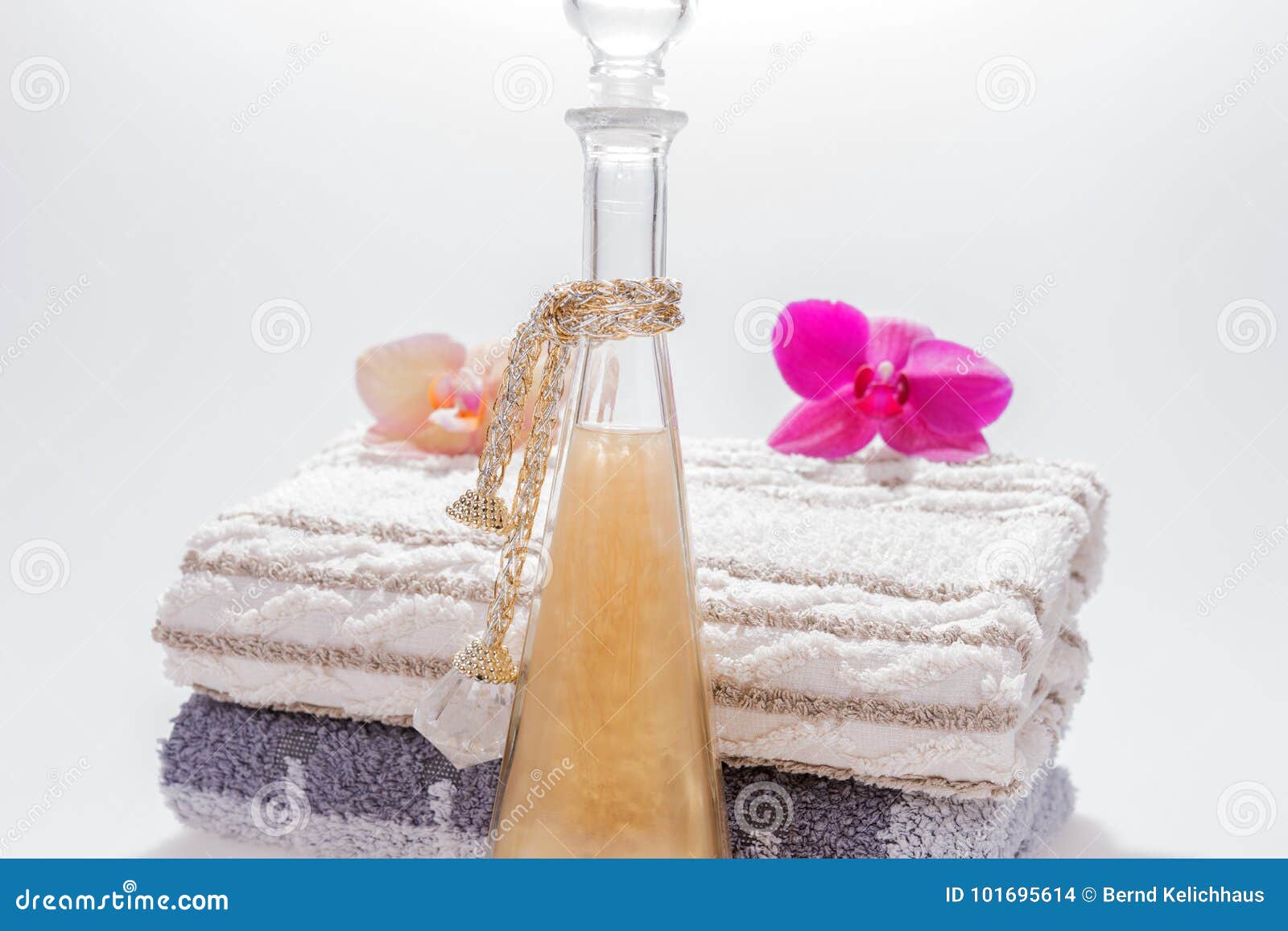 Spa Concept with Bottle of Foam Bath Stock Photo - Image of lifestyle ...