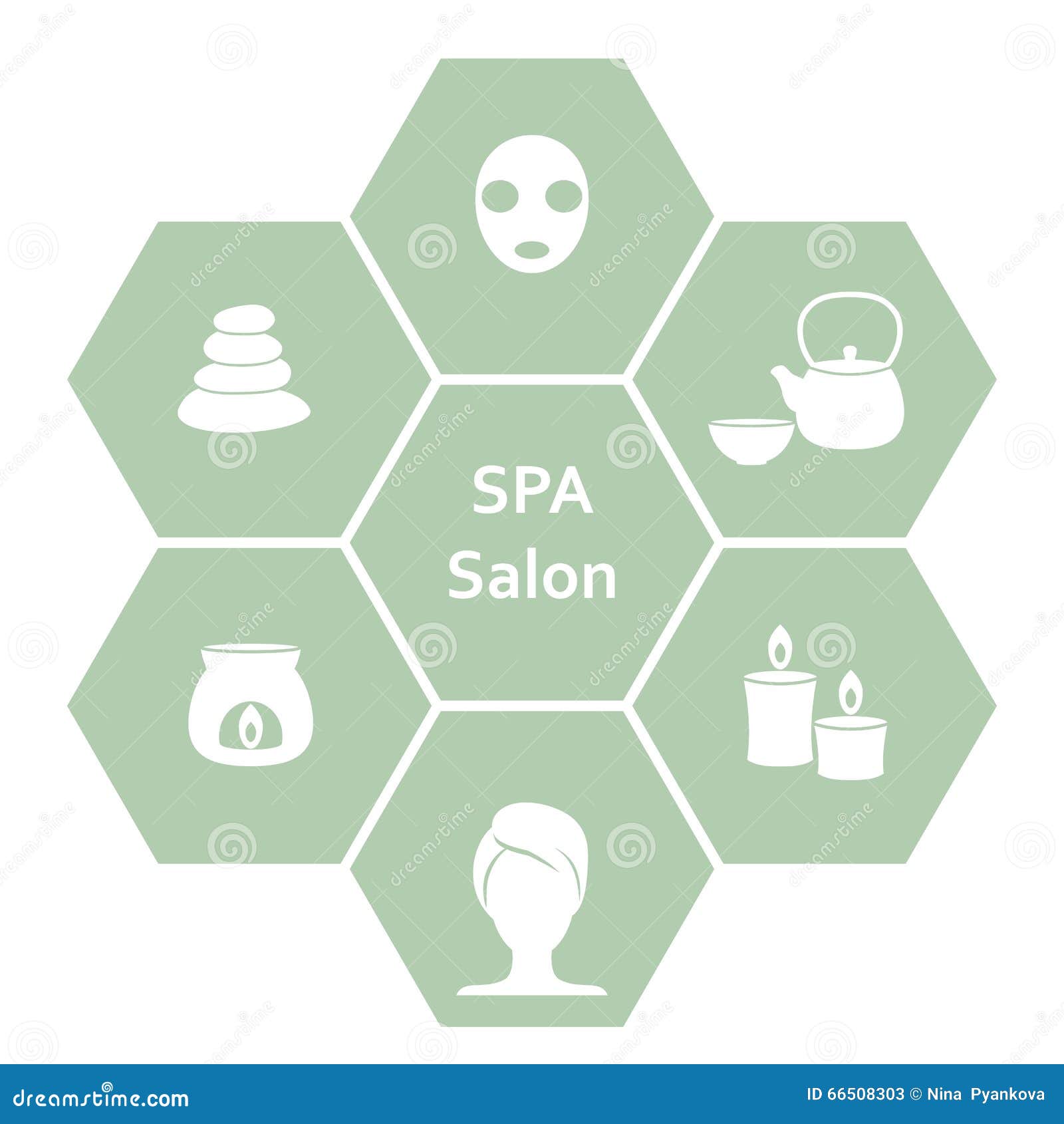 SPA concept. stock vector. Illustration of mask, information - 66508303