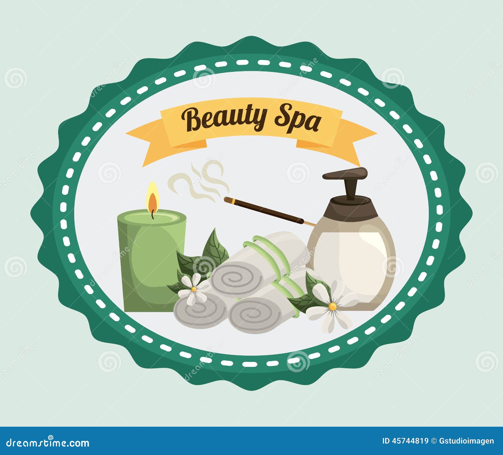 Spa design stock vector. Illustration of beauty, care - 45744819