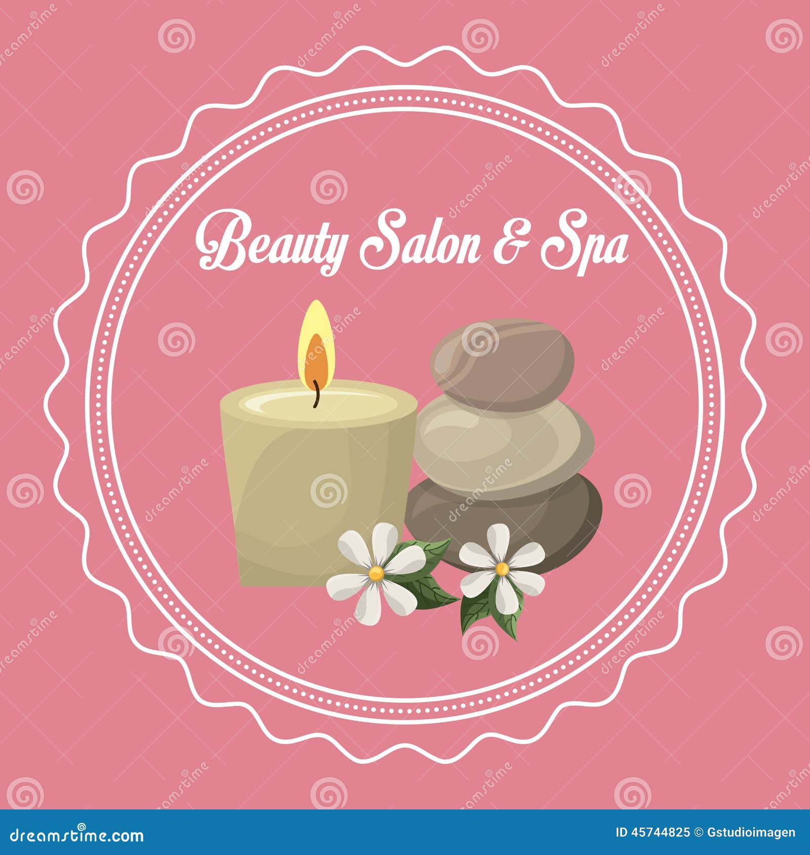 Spa design stock vector. Illustration of card, salon - 45744825