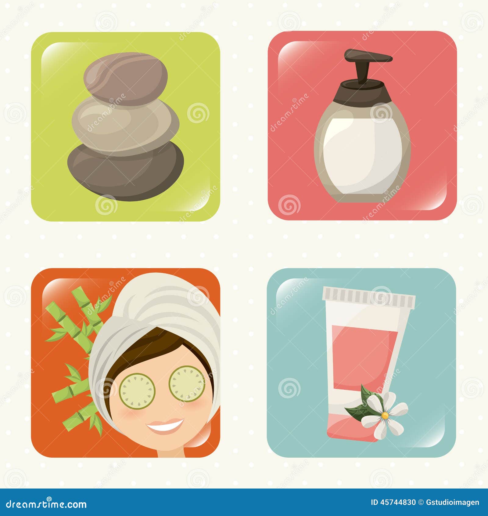 Spa design stock illustration. Illustration of boutique - 45744830