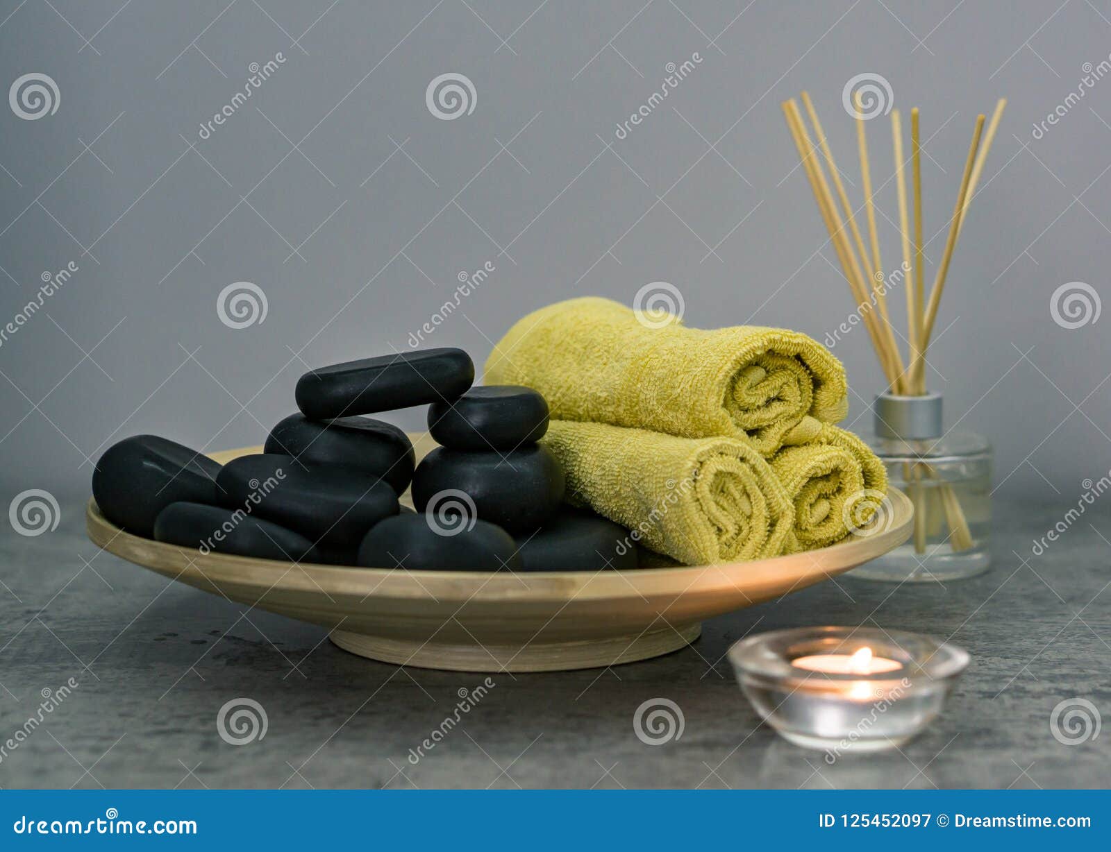 Spa Equipment for Stone Massage Stock Image - Image of stone, equipment ...
