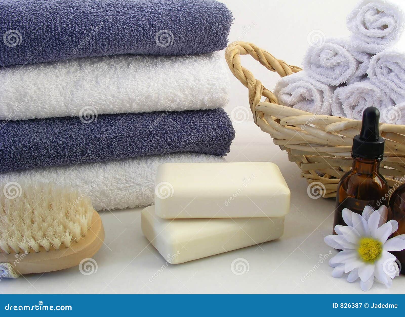 Spa Essentials stock image. Image of showers, relax, stack - 826387