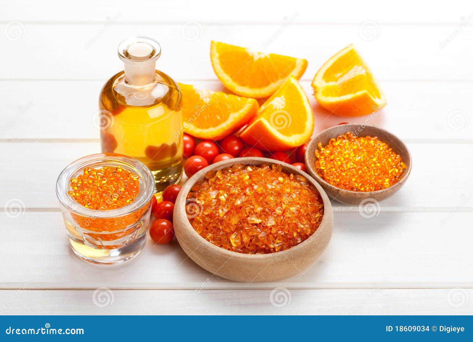 Spa Essentials - Orange Aromatherapy Stock Photo - Image of orange ...