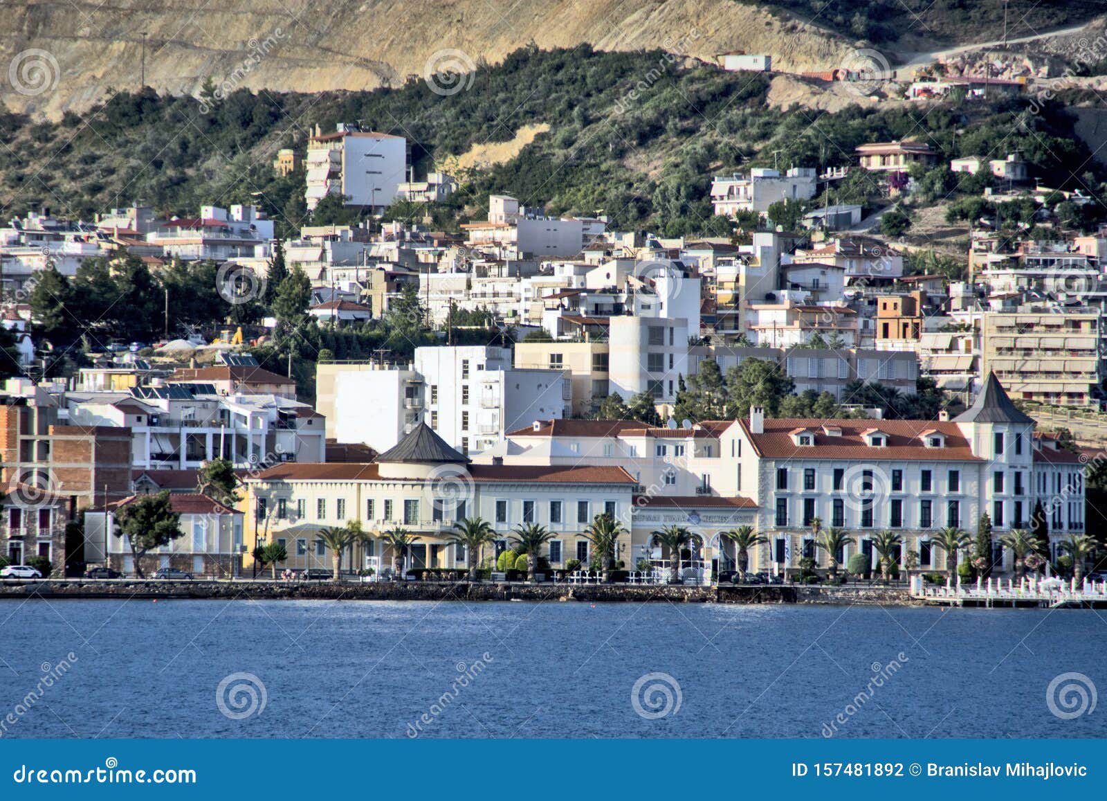 Spa Evia Loutra Edipsos photographie éditorial. Image du central ...