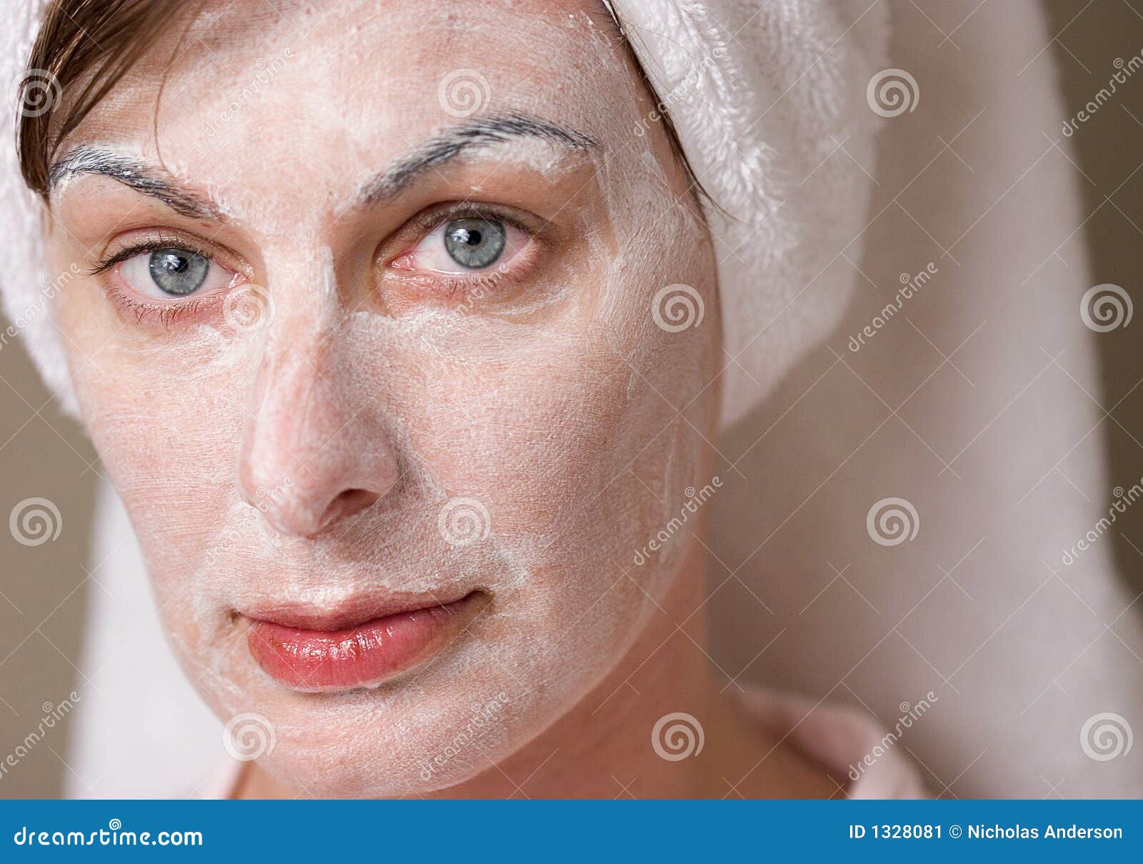 Spa Facial stock image. Image of hydrate, masseause, cosmetics - 1328081