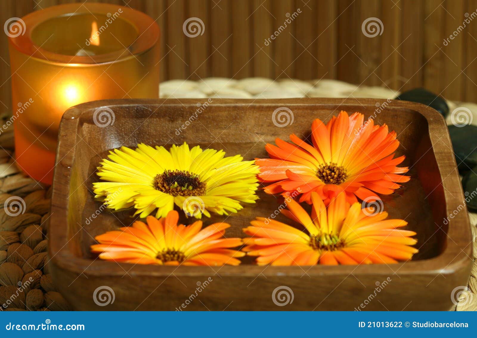 Spa flowers stock photo. Image of hygiene, fire, decoration - 21013622